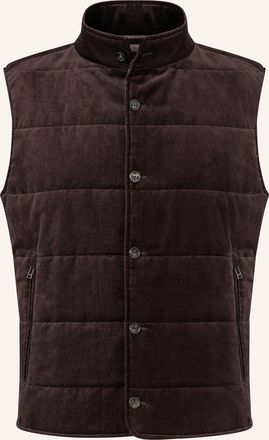 Windsor Windsor. Steppweste Erice Aus Cord rot