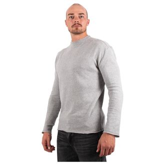 Kiefermann Kiefermann, Homme, Pulls, Gris, Taille: L Jersey Doux Melange Argent Manches Longues