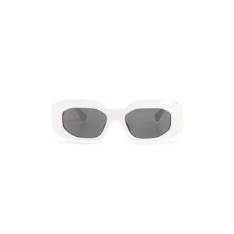 Versace Homme, Accessoires, Blanc, Taille: 54 MM Maxi Medusa Biggie Lunettes de soleil