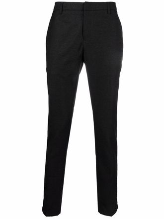 Dondup Halbhohe Slim-Fit-Hose - Grau