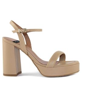 &Aacute;ngel Alarc&oacute;n Elegante High Heel Sandalen - - Shoes - Damen - Braun - 38 EU
