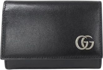 Gucci Porte-cartes daffaires Pre-owned - Femme - Pre-owned - Noir - Taille: ONE Size