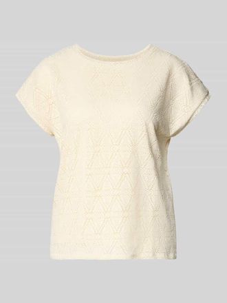 Vero Moda Regular Fit T-Shirt in Ajour-Strickoptik Modell MAYA