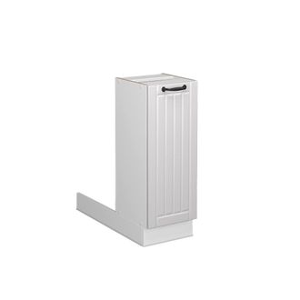 Vicco K&uuml;cheninsel Fame-Line, Wei&szlig; Landhaus/Wei&szlig;, 30 cm ohne Arbeitsplatte