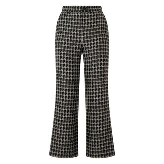 Alberta Ferretti Crop Wide Hosen - - Trousers - Damen - Schwarzk - XS