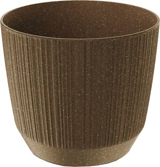Prosperplast Blumentopf, Farbe: Kaffee, ohne Tank, RYFO-Kollektion, 10,7 x 10,7 x 9,1 cm, Fassungsvermögen L