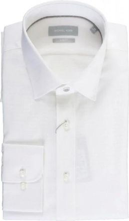 Michael Kors Homme, Chemises, Blanc, Taille: L Formal Shirt