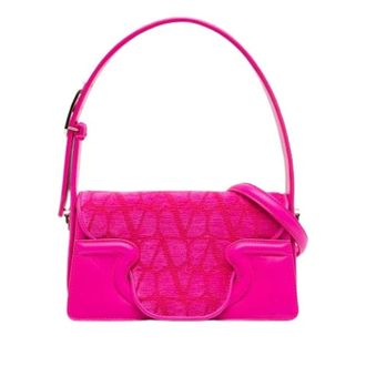 Valentino Pre-owned Canvas Satchel - - Pre-owned - Damen - Rosa - ONE SIZE