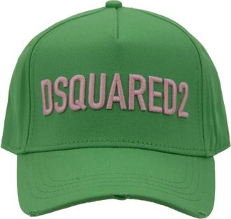 Dsquared2 Vintage Baseball Cap mit Schnalle - - Accessories - unisex - Gr&uuml;n - ONE SIZE