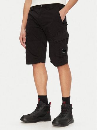 C.P. Company Stoffshorts 18CMBE116A005694G Schwarz Regular Fit