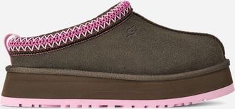 UGG Tazz II f&uuml;r Damen | Lammfell-Slipper auf in Dense Smoke/Wood Violet, Gr&ouml;&szlig;e Wildleder