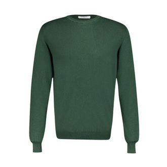 Boglioli Gr&uuml;ner Baumwollstrickpullover - - Knitwear - Herren - Gr&uuml;n - 2XL