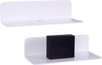 Generic Schwebendes,2 Stücke Metall Aufbewahrungsorganizer,23 Zentimeter Präsentations| Für Badezimmer, Schlafzimmer, Küche, Zuhause, Fotorahmen, Pflanzen, Pa