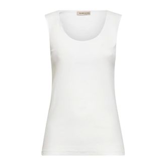Blanca Vita Femme, Tops, Blanc, Taille: 34 FR Top