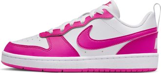 Nike Nike Unisex Kinder Court Borough Low Recraft Sneaker, White Laser Fuchsia, 39 EU