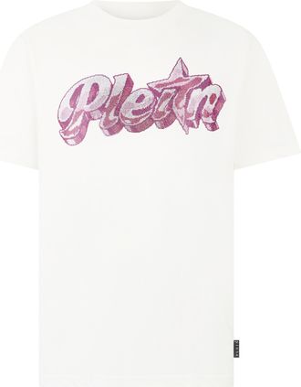 Philipp Plein Round Neck T-Shirt Gummy Plein Stones