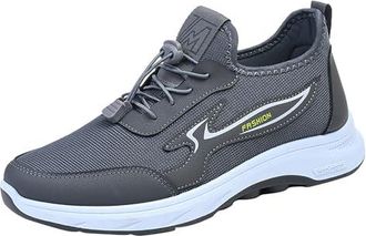 Generic Baskets d&eacute;contract&eacute;es pour homme - Chaussures de sport en maille tricot&eacute;e - Respirantes - Soutien de la vo&ucirc;te plantaire - Baskets de marche - Chaussur