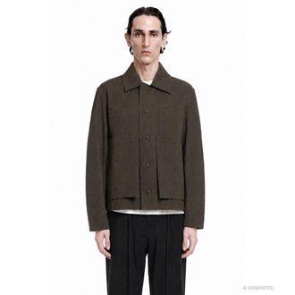Craig Green Embroidered Linestitch Worker Jacket