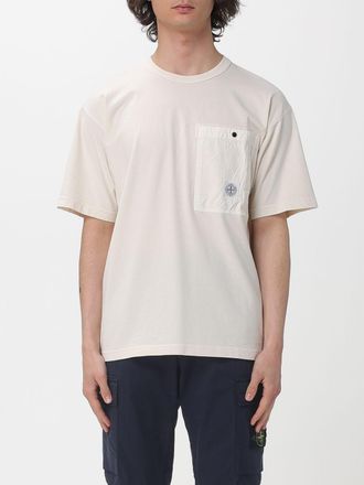 Stone Island T-Shirt STONE ISLAND Homme couleur Ivoir