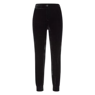 Philipp Plein Femme, Pantalons, Noir, Taille: 40 FR Velvet Jogging Pantalons