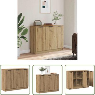 vidaXL vidaXL Artisan-Eiche - Sideboard Artisan-Eiche 90,5x30x70 cm Holzwerkstoff