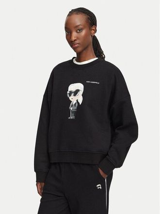 Karl Lagerfeld Sweatshirt B3W20049 Schwarz Regular Fit