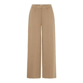 Ichi Ichi - Pantalon large - Femme - Pantalons - Brun - Taille: 46 FR