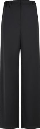 Max Mara Pantalon en laine vierge noire Editto