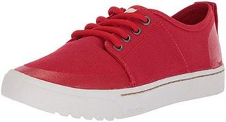 Sorel Chaussure Basse en Dentelle Campsneak Femme, 39.5 EUR, Bright Red