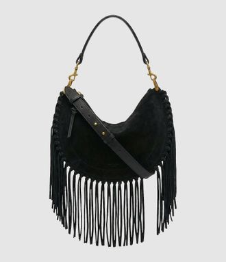 Isabel Marant Sac Bandouli&egrave;re Oskan Soft Zip Black