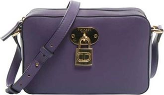 Twinset Femme, Sacs, Violet, Taille: ONE Size Sac pour appareil photo femme avec bandouli&egrave;re r&eacute;glable et fermeture &eacute;clair