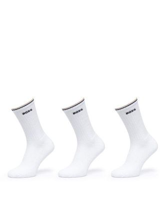 HUGO BOSS Lange Socken 50531597 Wei&szlig;