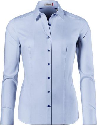 Vincenzo Boretti Klassische Bluse leicht tailliert soft