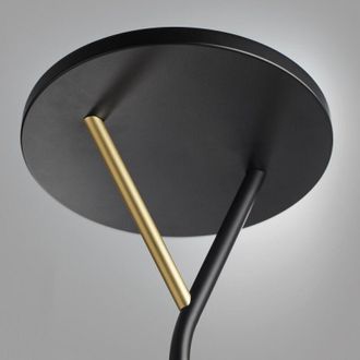 Millumine Lampadaire led Plano dimmable noir mat