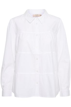 Cream Damen Crmalinka Shirt Bluse, Wei&szlig;-Snow White, 40