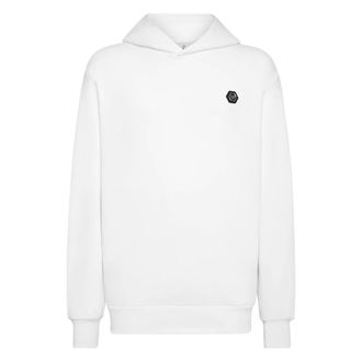 Philipp Plein Homme, Sweatshirts et sweats &agrave; capuche, Blanc, Taille: 2XL Sweat &agrave; capuche SweaT-shirt