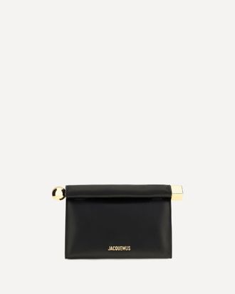 Jacquemus Rond Carr&eacute; leather Shoulder Bag Female UNI