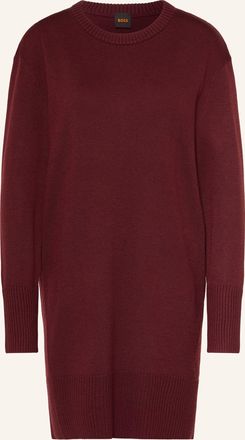 HUGO BOSS Strickkleid Ferinea rot