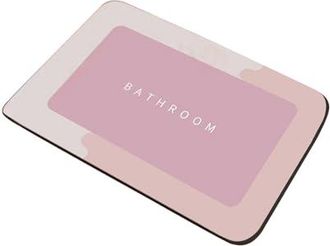 Generic Tapis de bain absorbant leau, tapis de bain absorbant &agrave; s&eacute;chage rapide, lavable, imperm&eacute;able, tapis antid&eacute;rapant en terre de diatom&eacute;e pour spa, cage d