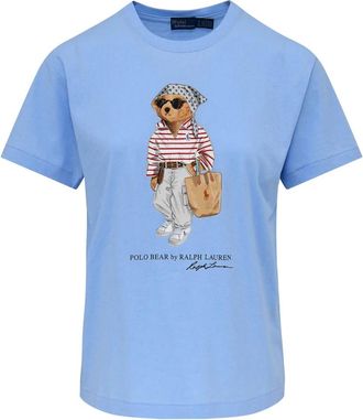Ralph Lauren Femme, Tops, Bleu, Taille: 38 FR T-Chemises
