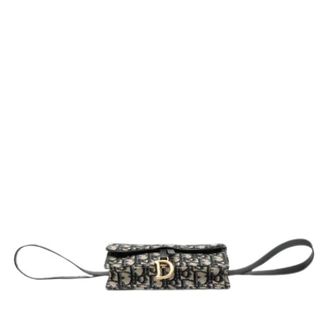 Dior Pre-owned Toile sacs-dior - Femme - Pre-owned - Bleu - Taille: ONE Size