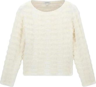 Guess Leilani Fuzzy Sweater - - Knitwear - Damen - Wei&szlig; - S
