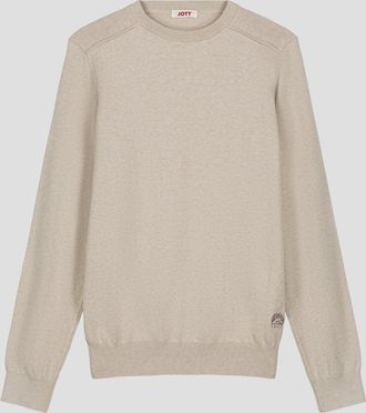 Jott Pull en maille col rond Sable Hadrien - Taille 3XL