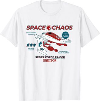 Meccano Erector Models Space Chaos Silver Force Raider T-Shirt