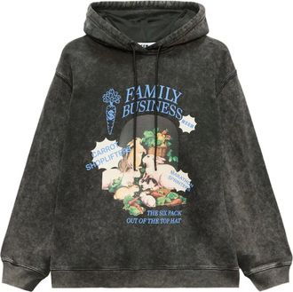Msgm hoodie à imprimé graphique - Noir