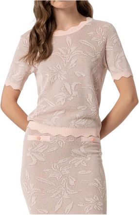Fracomina Femme, Blouses et Chemises, Rose, Taille: 40 FR Maglia di filo