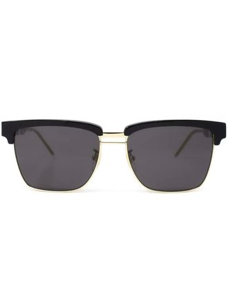 Gucci lunettes de soleil &agrave; logo imprim&eacute; - Noir