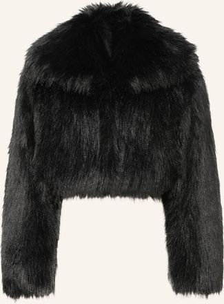 Patrizia Pepe Patrizia Pepe Kunstfell-Jacke schwarz