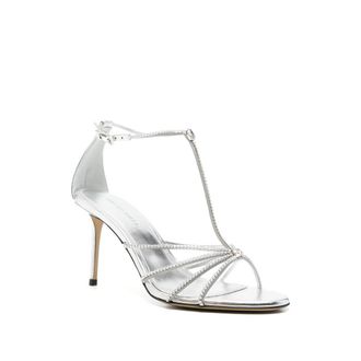 Mach & Mach Silve Heels - Silver