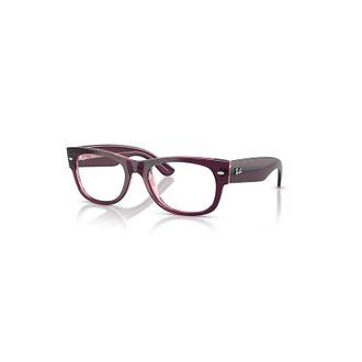 Ray-Ban Mega Wayfarer II Optics Violet & Pink Fassung Klar Glas Polarisiert 52-21
